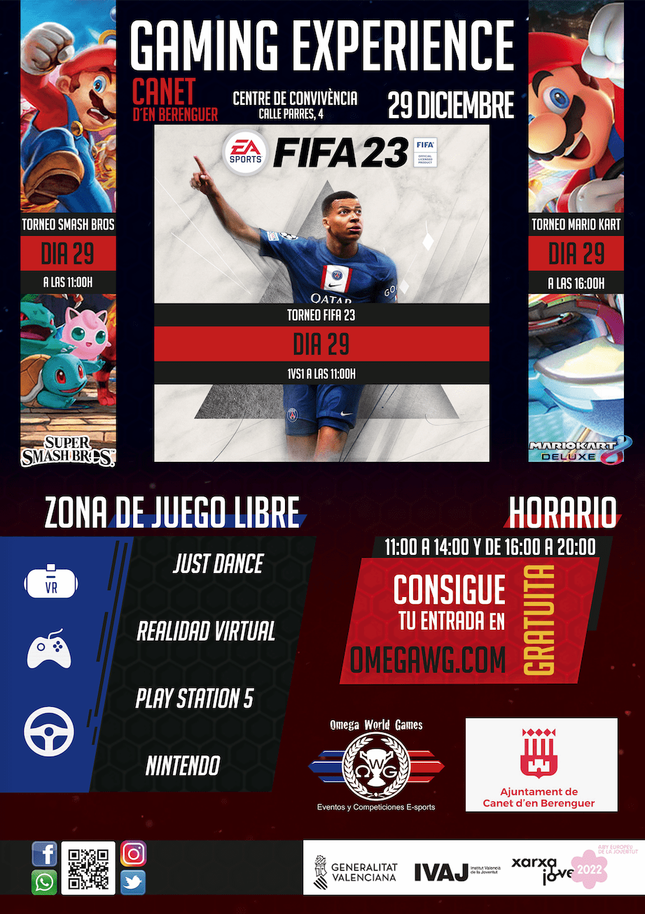 GAMING EXPERIENCE CANET D´EN BERENGUER - OMEGA WORLD GAMES