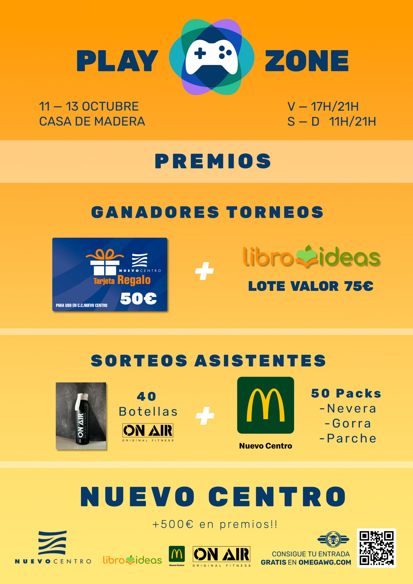 PLAY ZONE NUEVO CENTRO - OMEGA WORLD GAMES